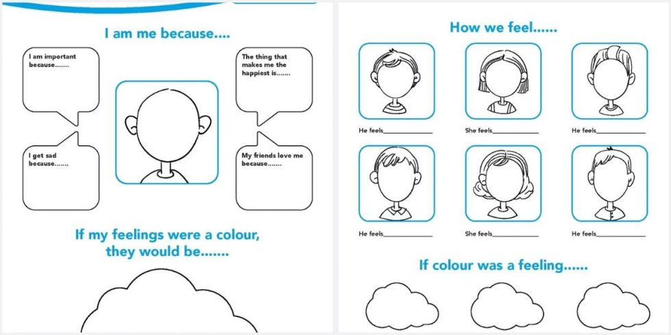Children's Mental Health Week: Express yourself worksheet - Hope ...