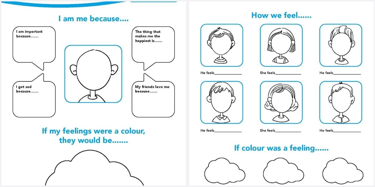 Children's Mental Health Week: Express yourself worksheet - Hope ...