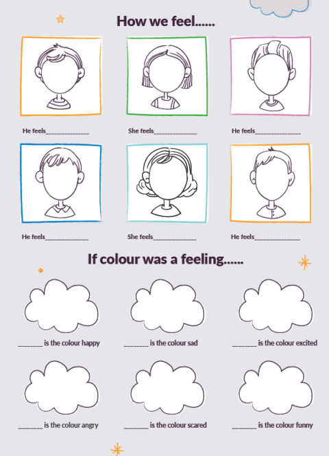 Children's Mental Health Week: Express yourself worksheet - Hope Blog
