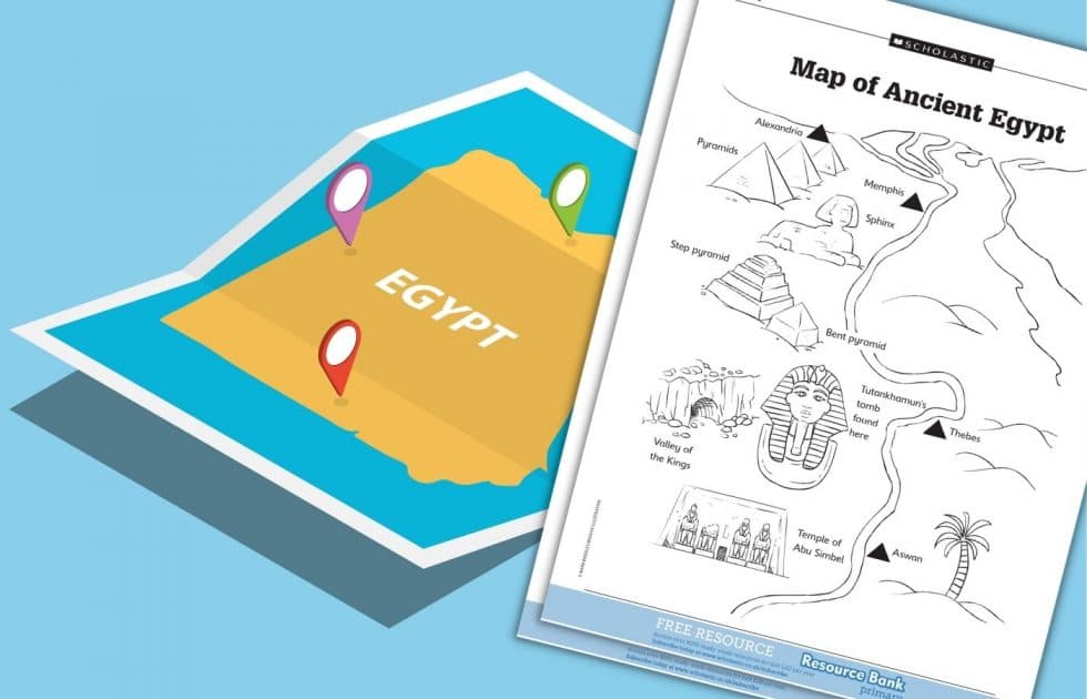 Ancient Egyptian resource: Label the map - Hope Blog