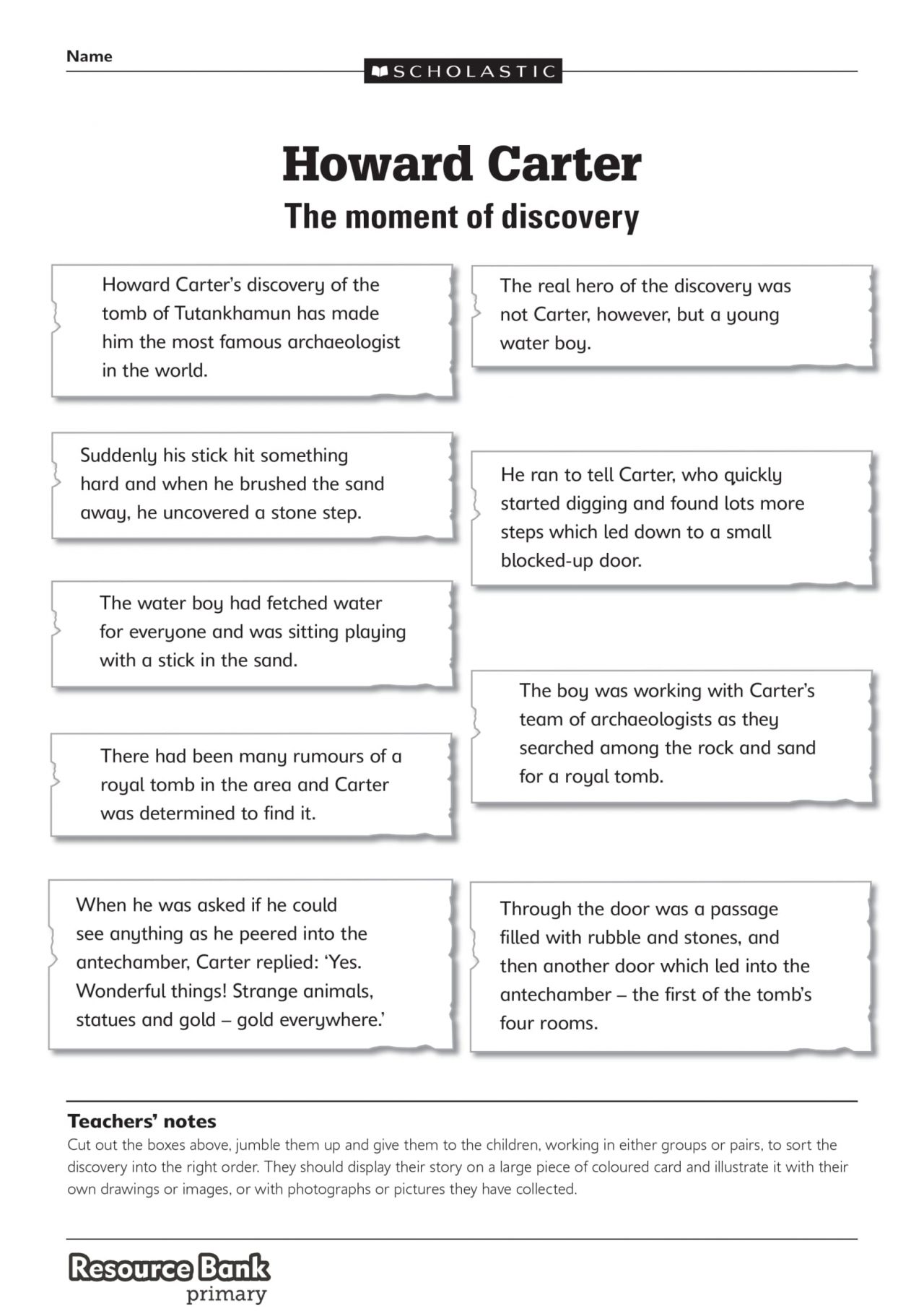 Ancient Egypt: Howard Carter's discovery of Tutankhamun