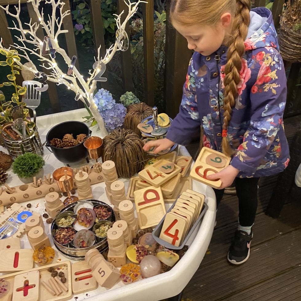 Nature based maths activities for EYFS - Hope Blog